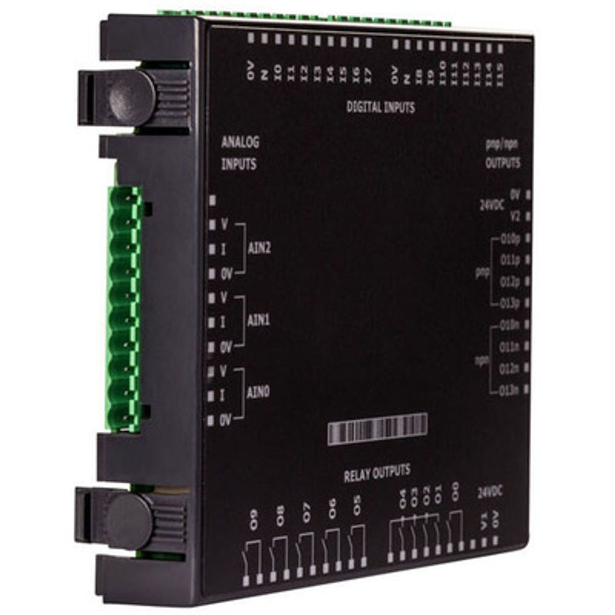 V200-18-E1B – Unitronics Vision Snap-in I/O Module (16DI + 10RO + 4TO ...